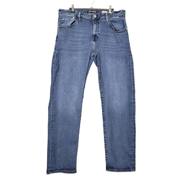 Mavi | Jeans | Mavi Zach Straight Leg Medium Wash Stretch Denim Blue ...